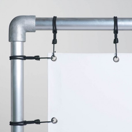 Presentation Wall Banner Frame, Silver, Klemp