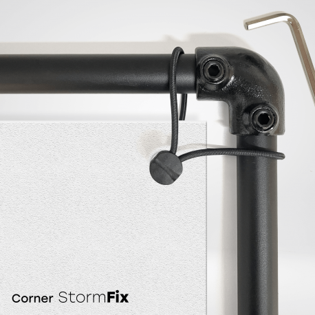 Corner StormFix - Banner tensioner - 4 pieces, Klemp