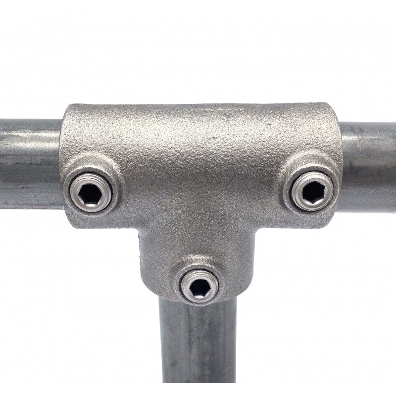 Rohrverbinder | T-stück Lang - Typ 4B - 26,9 mm (Schwarz) | | KLEMP