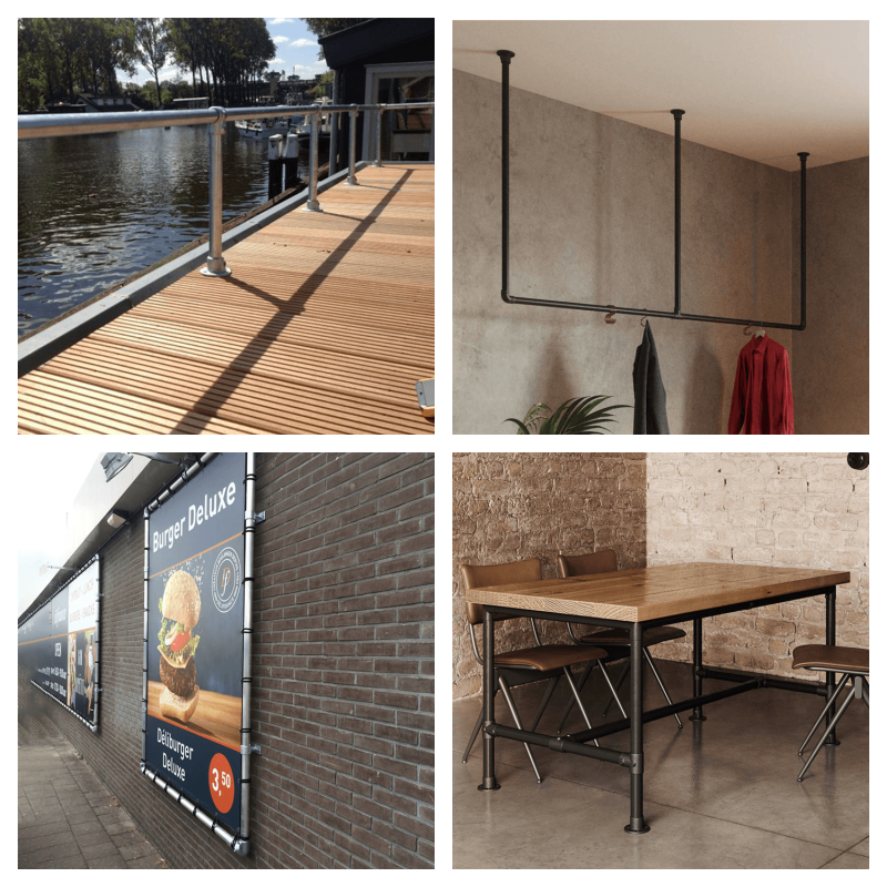 Tube clamp - Swivel Base Plate Typ 50 Cast iron | KLEMP