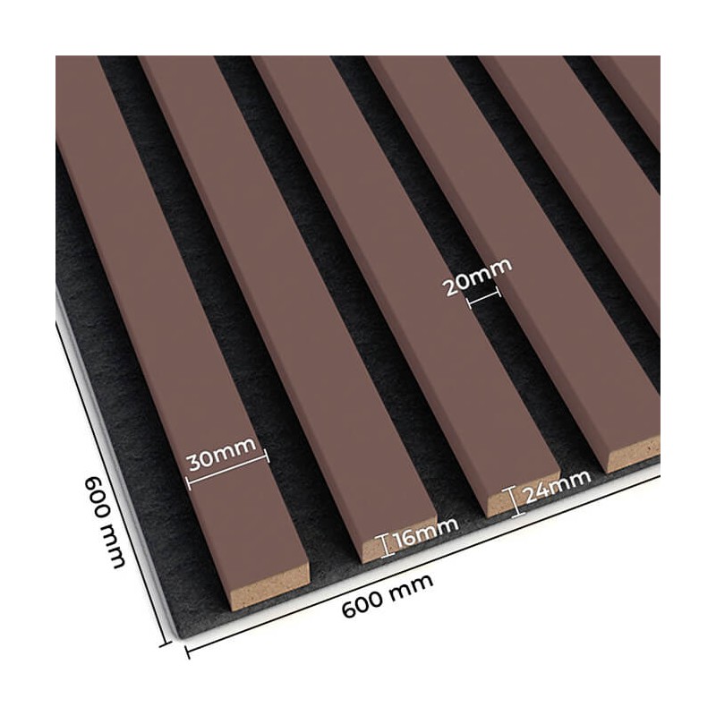 Paneles 3D sobre fieltro - Rosa empolvado - KLEMP