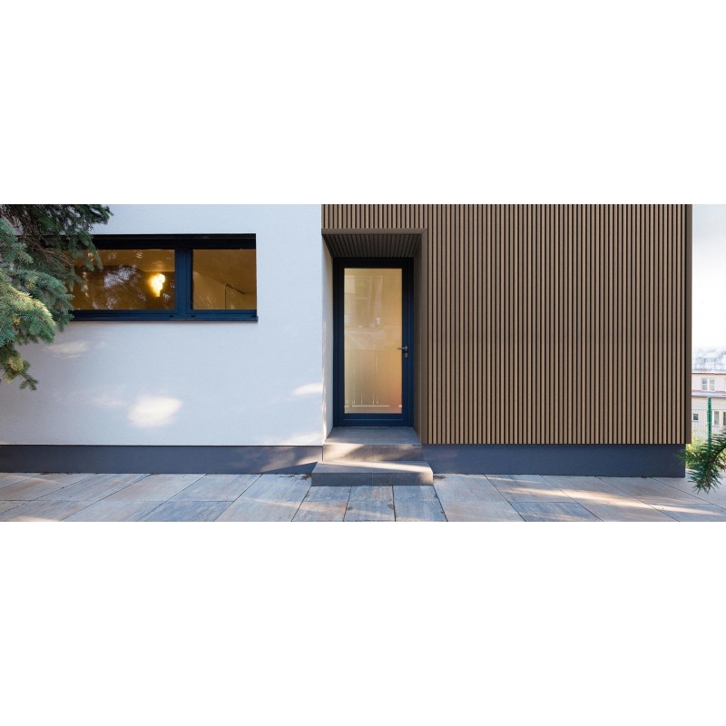 Premium Lamella Cladding Board - 219x26 mm - Graphite | Tubefittings.eu