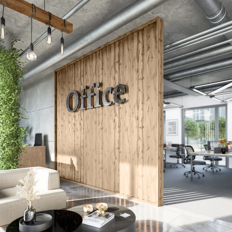 Rotating panel - 22x90 - Natural oak | Tubefittings.eu