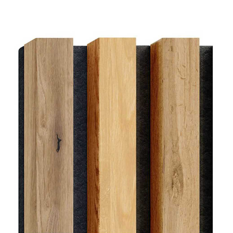 MDF laths on felt - Sample set - Oak| Tubefittings.eu
