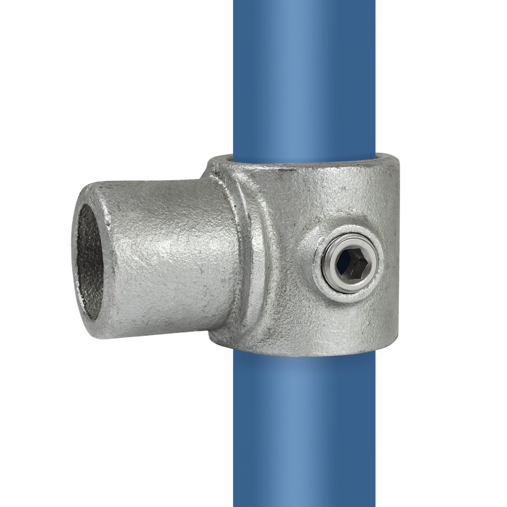 Rohrverbinder-Drehstück/T-Stück, Gewinde glatt, 360° drehbar 42,4 mm